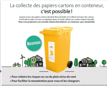 Conteneur papiers-cartons – ActuGedinne